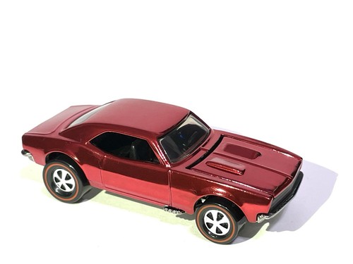 HOT WHEELS 🔥 CUSTOM MADE “CUSTOM CAMARO” SPECTRAFLAME RED - REDLINE. 🇺🇸 ...