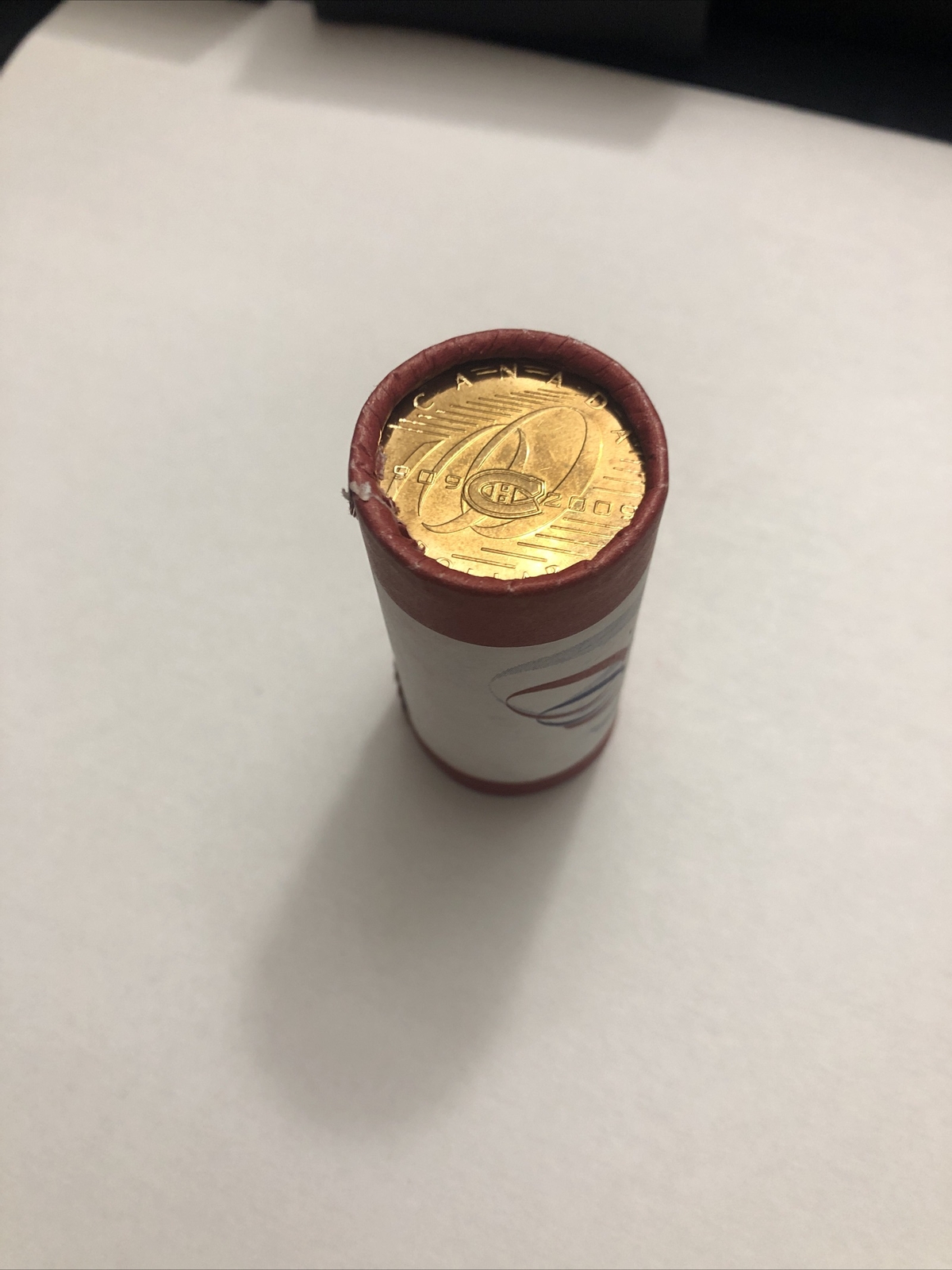2009 RCM Montréal Canadiens Centennial Special Wrap Loonie Roll $1 coin ...