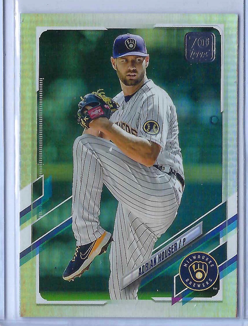 2021 Topps Adrian Houser Rainbow Foil #US55 Brewers A610 | eBay