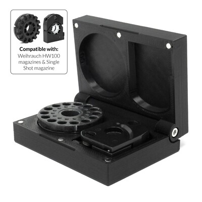 Weihrauch HW100 & Single Shot Slim Magazine Case Magnet Box Holder ...