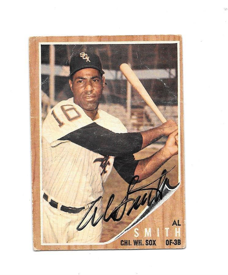 1962 Topps # 410 Al Smith Card Autograph / Signed Chicago White Sox | eBay