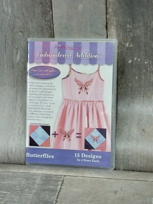 2014 ANITA GOODESIGN Butterflies Embroidery Machine Design CD | eBay