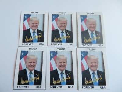 DONALD TRUMP - FOREVER USA STAMP (NO POSTAGE VALUE) FOR AMUSEMENT ONLY ...