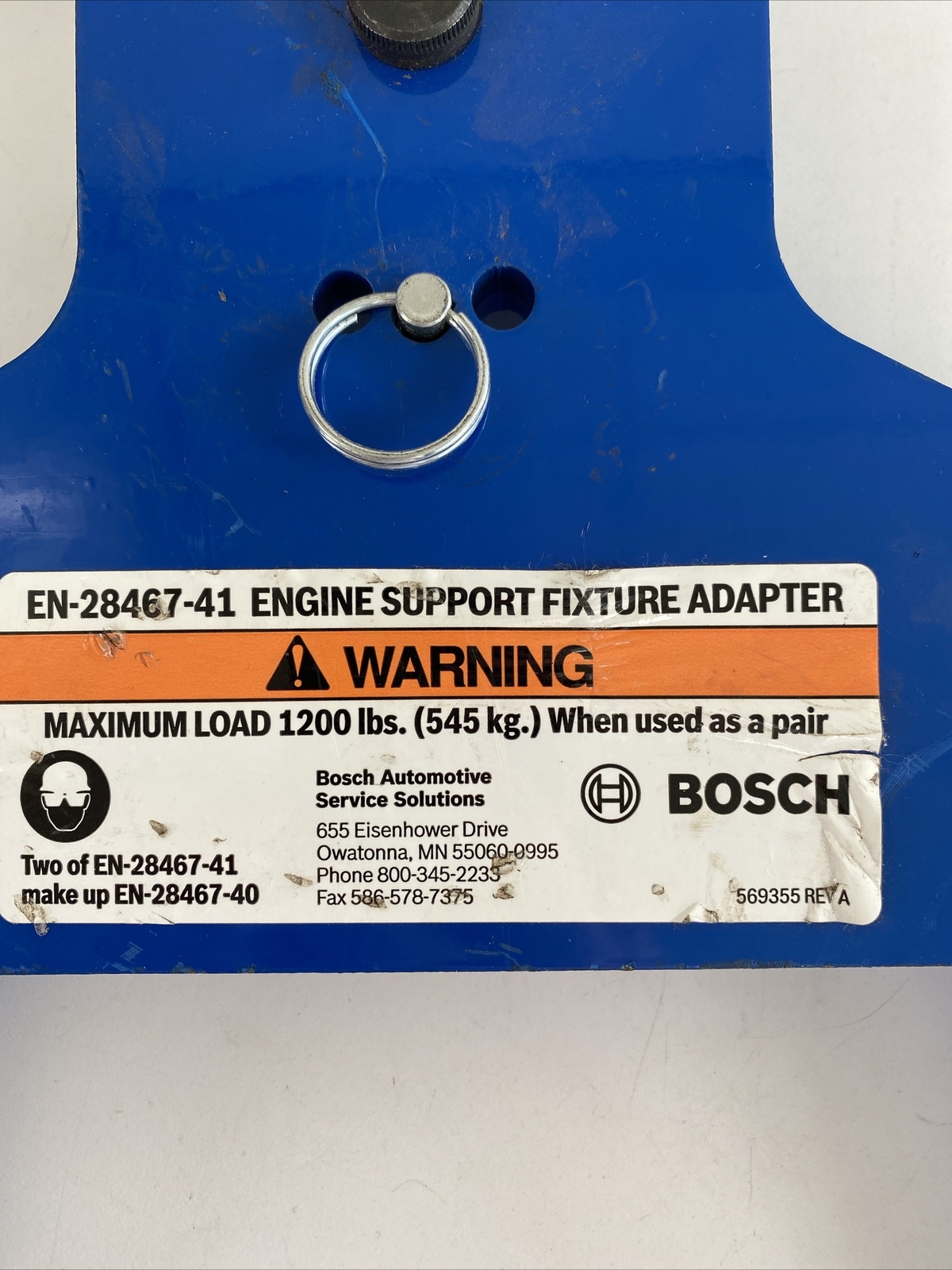 KENT-MOORE EN-28467-41 ENGINE SUPPORT FIXTURE (QTY 1) | eBay