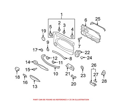 For Mini Genuine Door Window Belt Weatherstrip 51337146090 | eBay