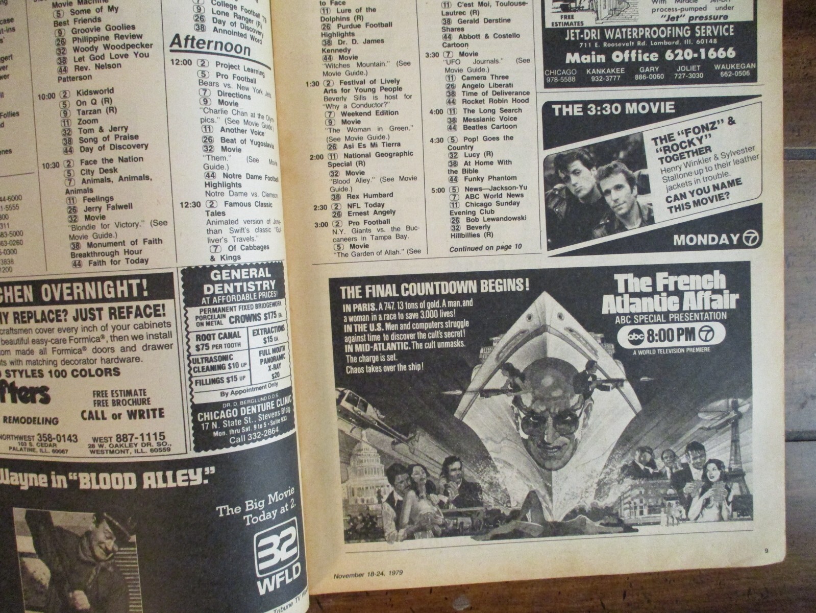 1979 Chicago Tribune TV Week Mag(RAY ASHCROFT/BIRTH OF THE BEATLES ...