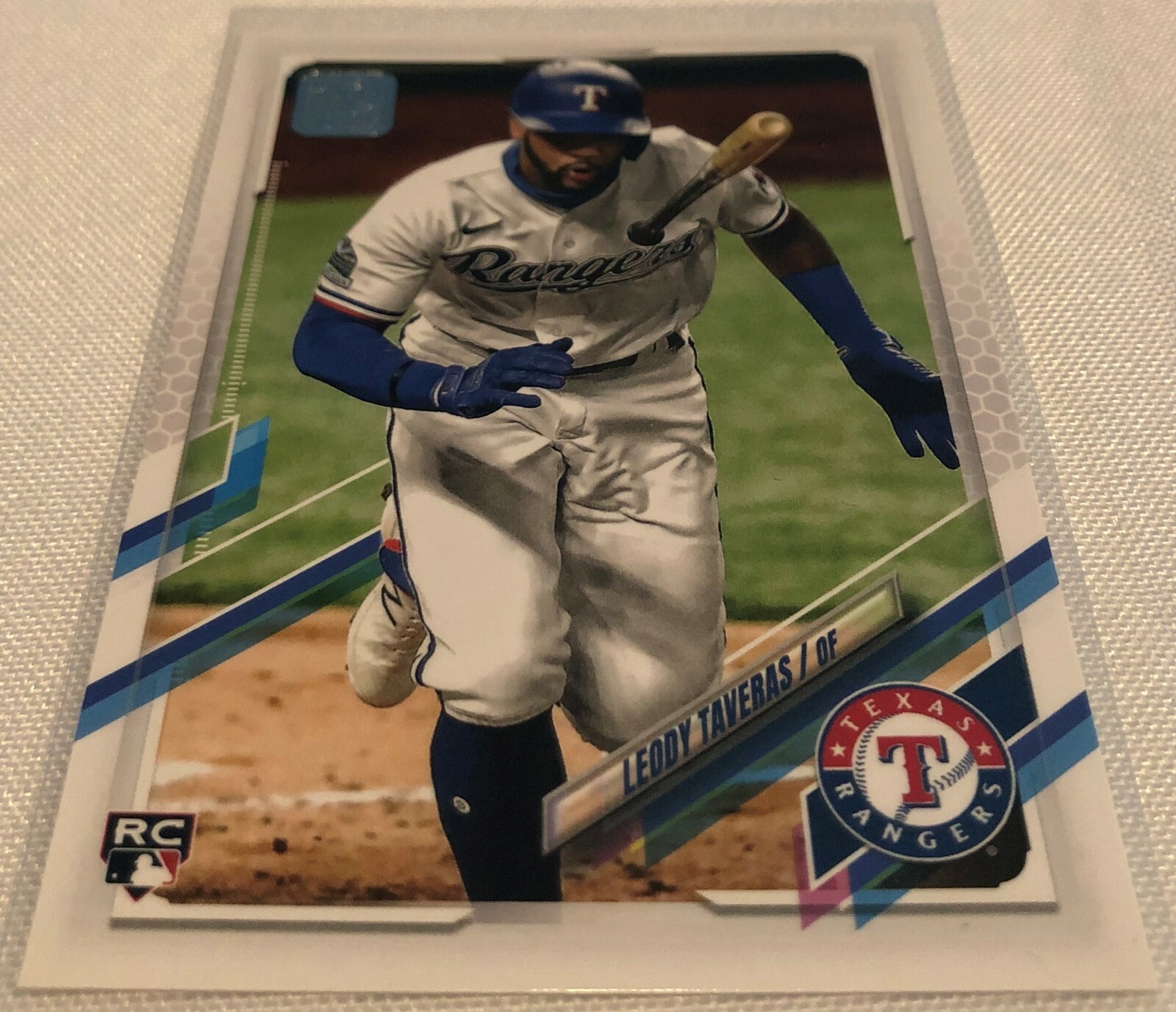 2021 Topps Baseball Series 1 Leody Taveras Texas Rangers rookie card ...