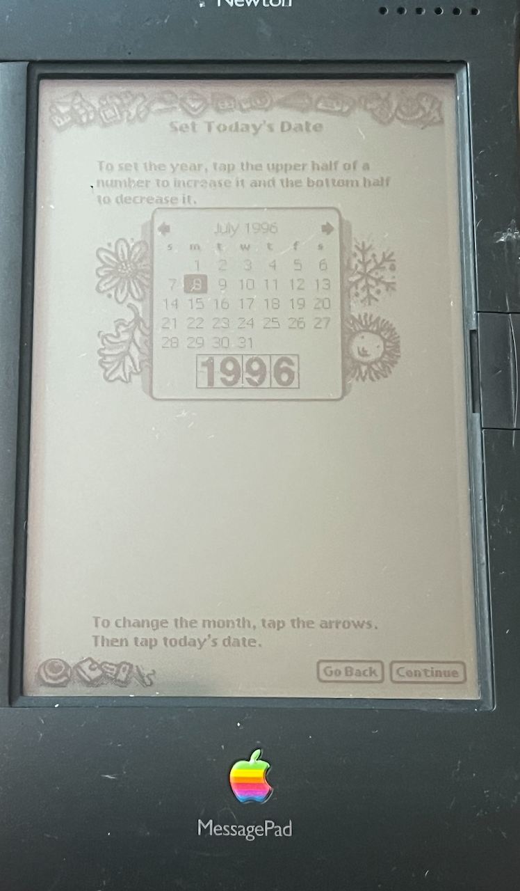 RARE PROTOTYPE UNIT Apple MessagePad 2100 DVT Model H0149 (NOV 1997 ...