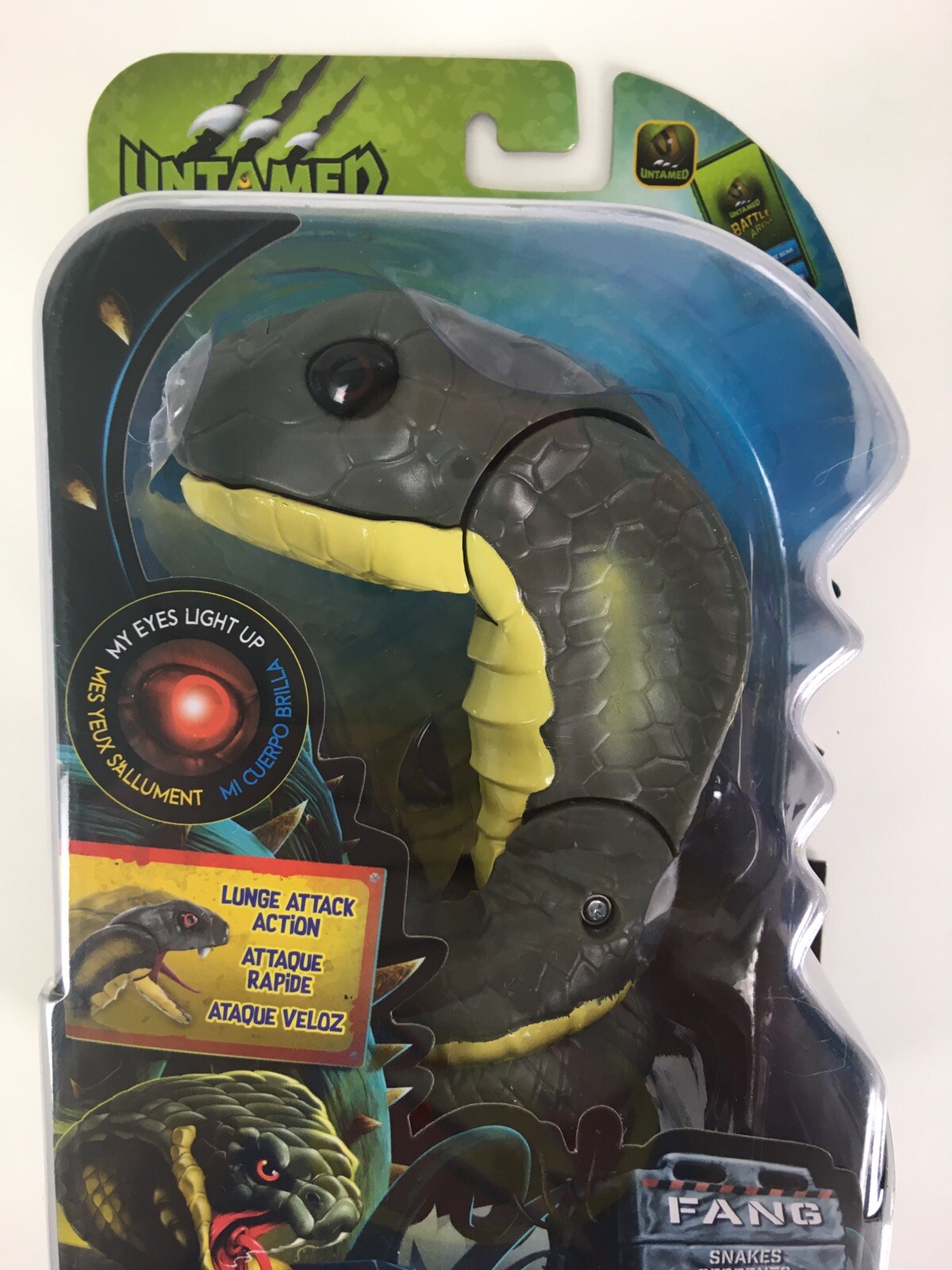FINGERLINGS UNTAMED SNAKES - FANG (KING COBRA) - LUNGE ATTACK ACTION ...