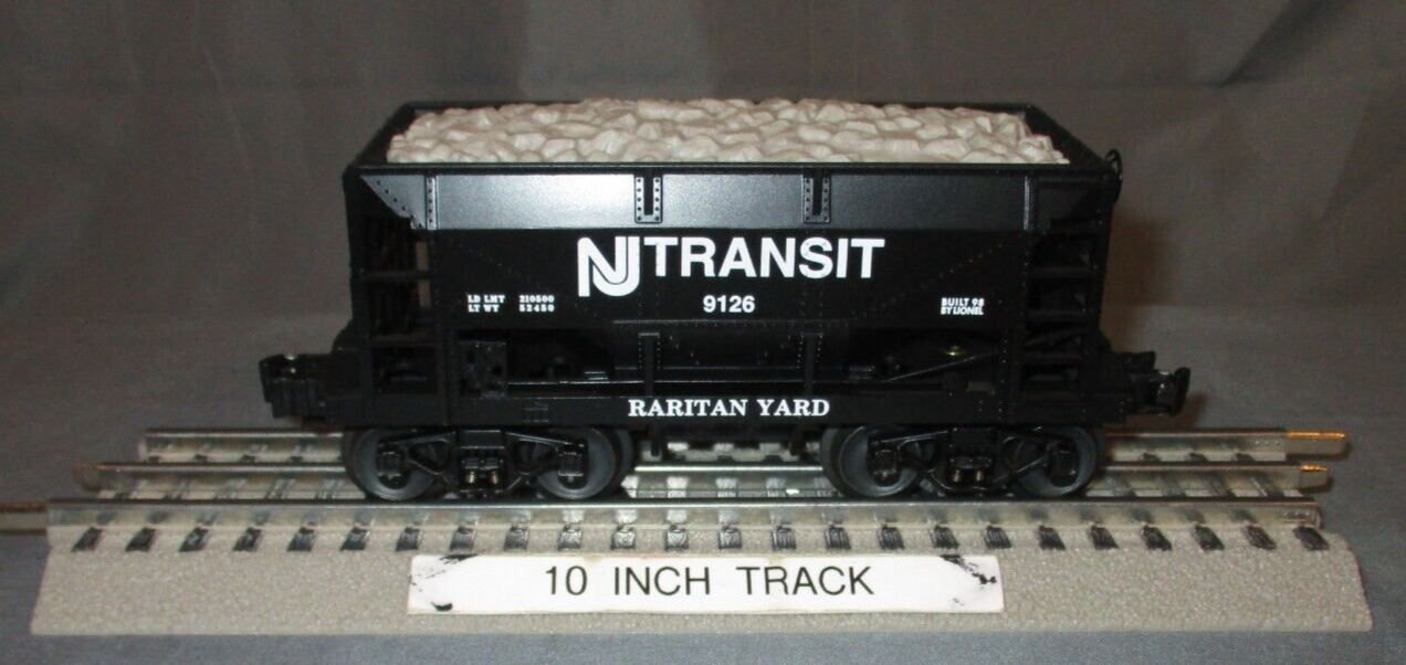 Lionel 16176 NJ Transit NJT #9126 Black "Raritan Yard" Ore Car O/027ga ...