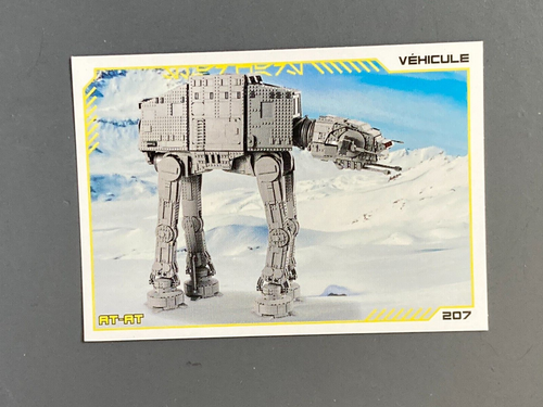 LEGO STAR WARS Trading card collection AT-AT 207 VEHICULE cartes jeux ...