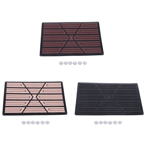 Car Vehicles Trucks Floor Carpet Mat Heel Scuff Plate Foot Rest Pedal ...