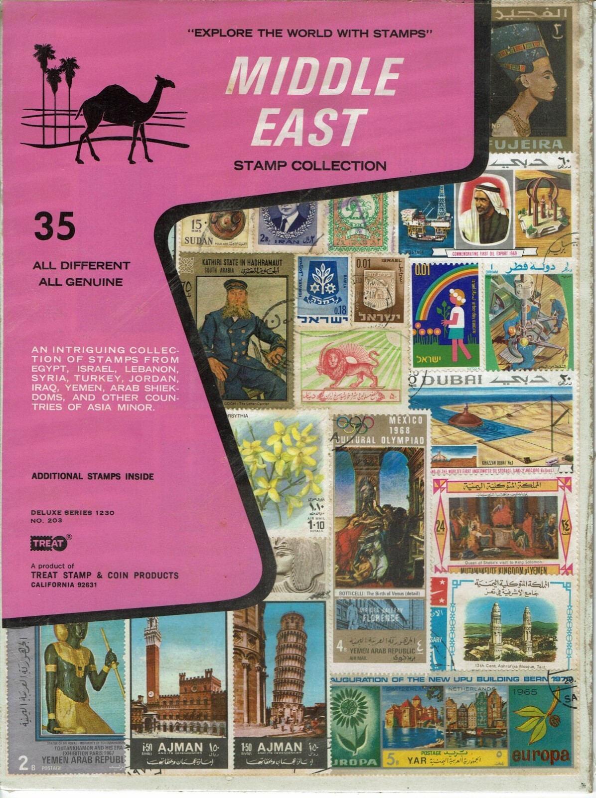 VINTAGE MIDDLE EAST COLLECTION LOT STAMPS BY TREAT STAMPS | eBay