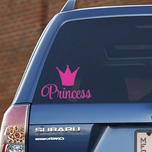 Princess Crown - Vinyl Decal Sticker Car Window | eBay