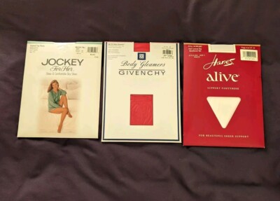 VINTAGE Givenchy Body Gleamers, Hanes Alive and Jockey For Her Size C ...