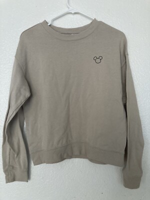 H&M Divided Disney Mickey Mouse Tan Long-Sleeve Sweatshirt (Size M). | eBay