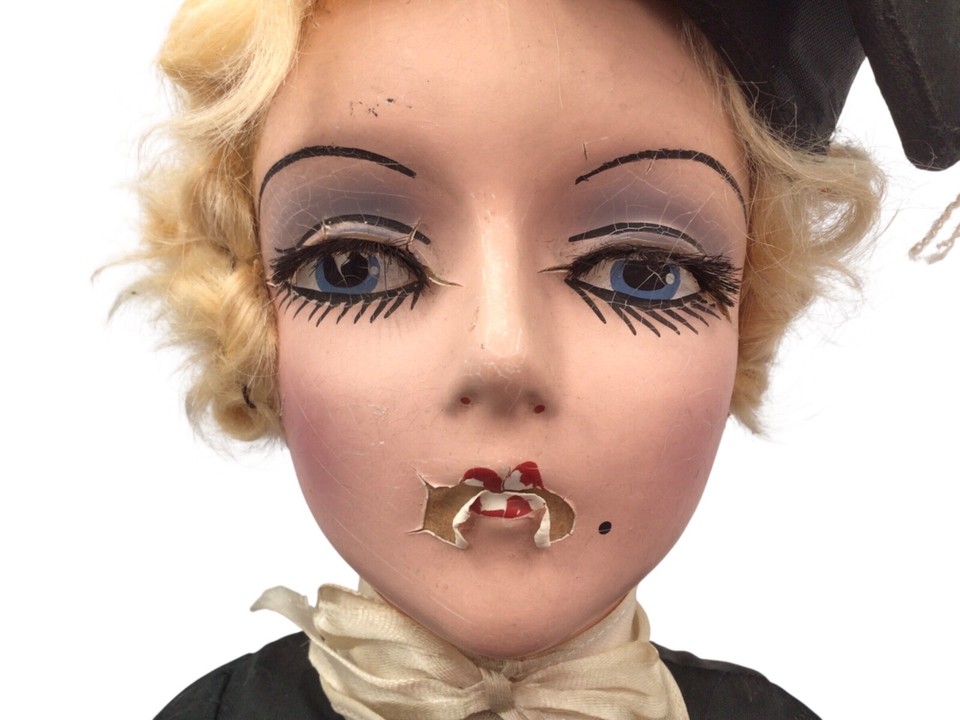 Vintage Graduate Boudoir Doll, Gothic Creepy Flapper Graduation Doll | eBay