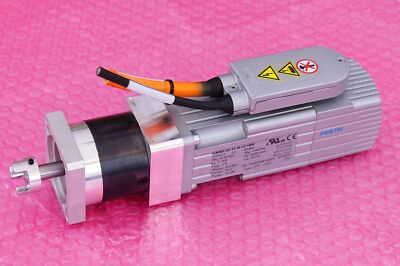 FESTO EMMS-AS-55-M-LS-TMB 550113 Servo Motor + Transmission EMGA-60-P ...