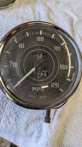 Triumph TR2 TR3 TR4 120 MPH Jaeger Speedometer | eBay