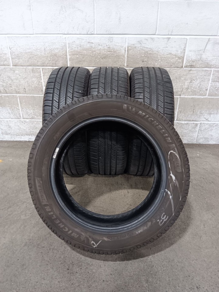4x P215/55R17 Michelin Defender 2 10/32 94 H Used Tires 2155517 | eBay