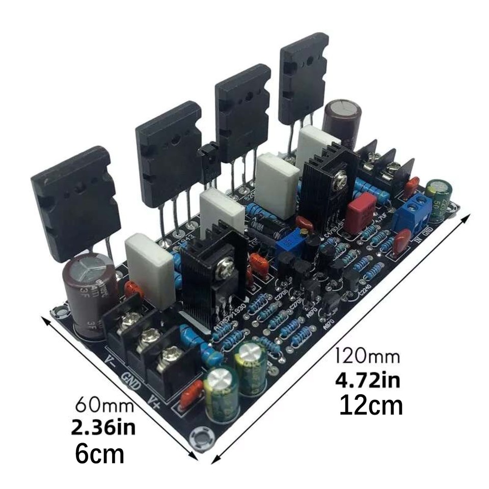 Mono Power Audio Amplifier Board 200W 1943+5200 High After Tube Board ...