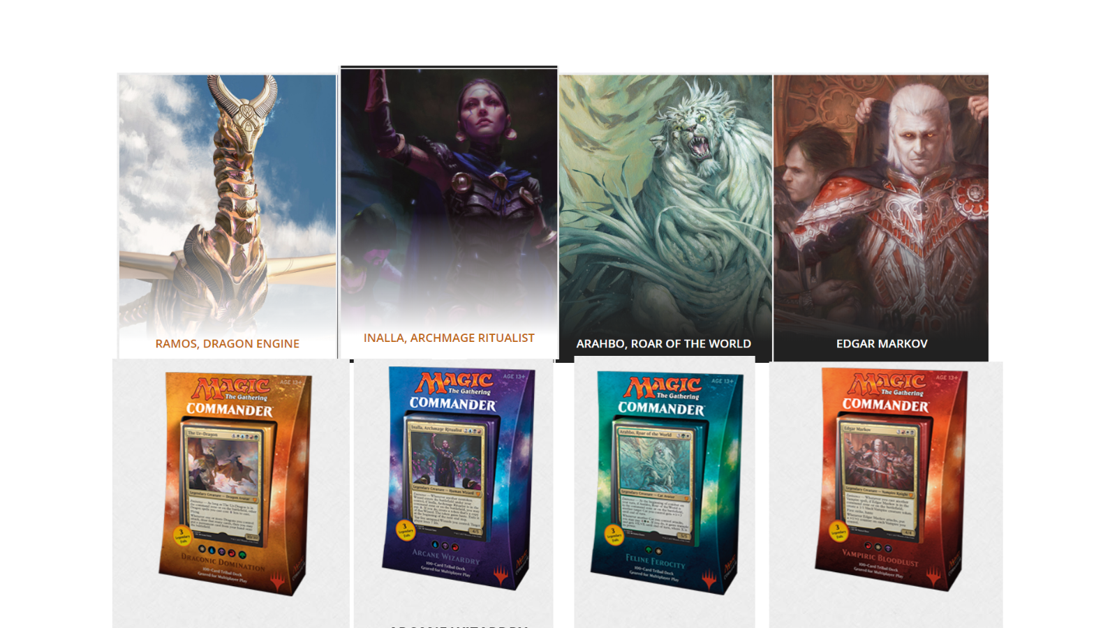 MTG Commander Decks set - 2017 *Brand New* in Orginal Box - Free ...