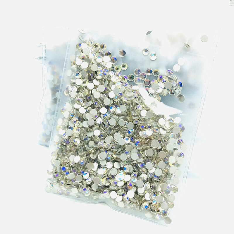 1440pcs SS16(4mm) Crystals Glass Rhinestones Flatback Gems for Nails ...