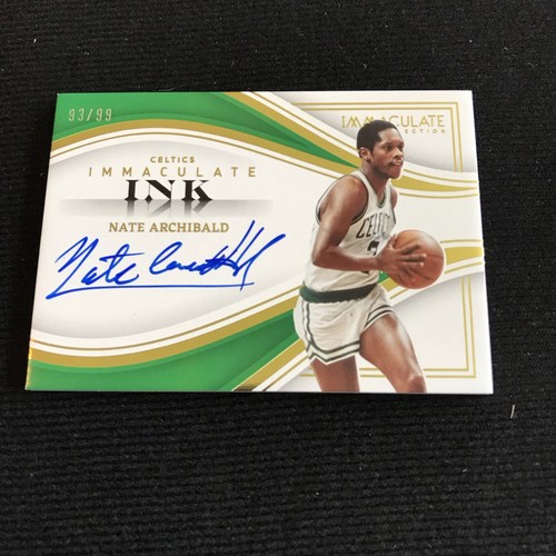 2022-23 Immaculate Nate Archibald Ink Auto Autograph #/99 Celtics | eBay