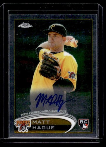 2012 Topps Chrome #190 Matt Hague Rookie Autograph | eBay