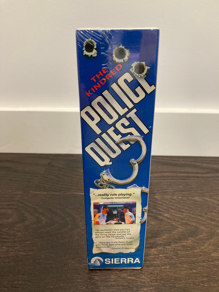 SEALED NEW - Sierra Police Quest 3 Big Box IBM PC - 3.5" | eBay