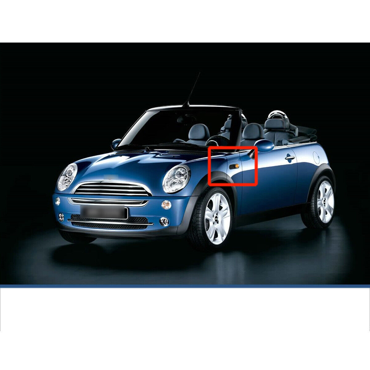 2PCS Amber LED Side Marker Light Fender Lamp For MINI Cooper R56 R57 ...