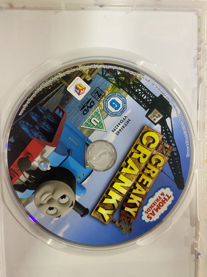 THOMAS & FRIENDS DVD CREAKY CRANKY INCLUDE EXCLUSIVE EXTRA WATCH WITH MR PERKINS | eBay UK