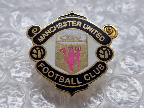 Manchester United Large Crest Badge Red Devil's MUFC Man Utd man Old ...