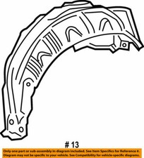 8980772566 Isuzu Panel wheel house 8980772566 Genuine OEM Part for sale ...