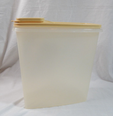 Vintage Tupperware Cereal Keeper Storage Container # 1588-5 With Tan ...