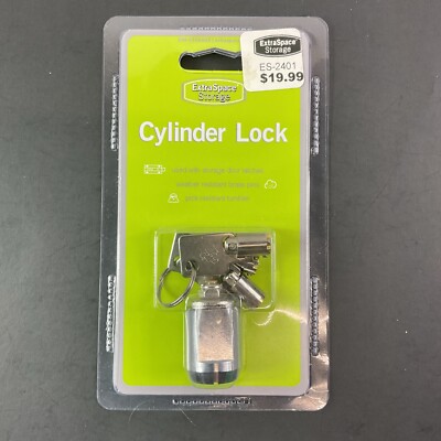 Extra Space Storage Cylinder Lock with 3 Keys ES-2401 BRAND NEW | eBay