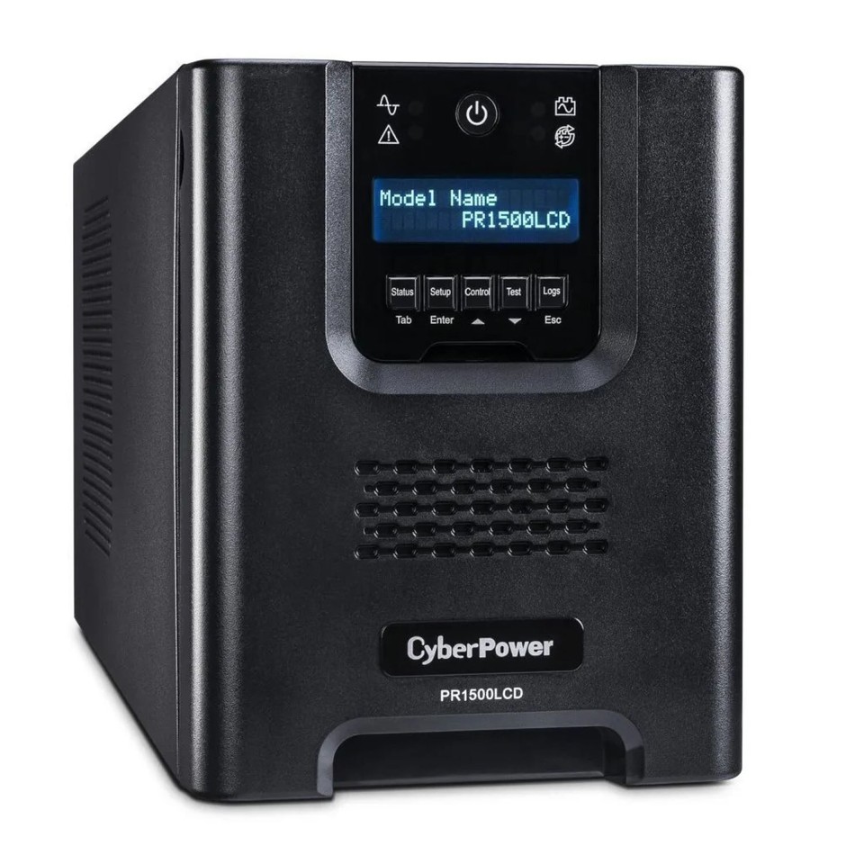 CyberPower PR1500LCD Smart App Sinewave UPS 1500VA/1500W Backup Power ...