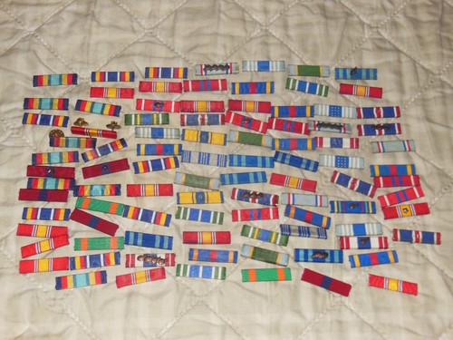 Lot 92 Military Service Bars Ribbons | eBay