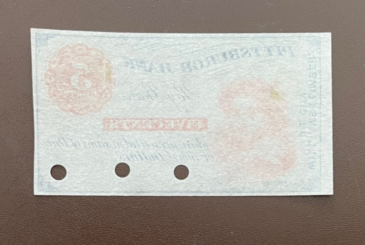 Williams & Limber (Oil City, PA) on the Pittsburgh Bank 5c Scrip , H290 ...