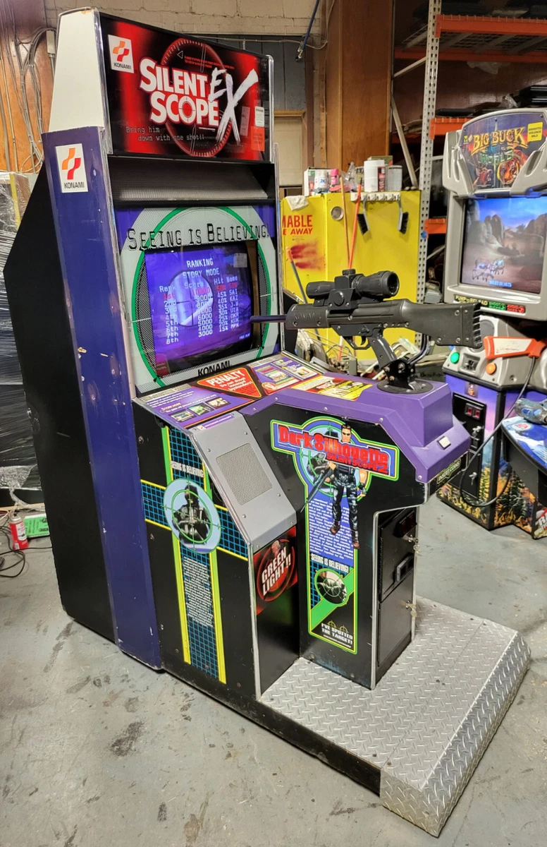 Dark Silhouette Silent Scope 2 Arcade Game
