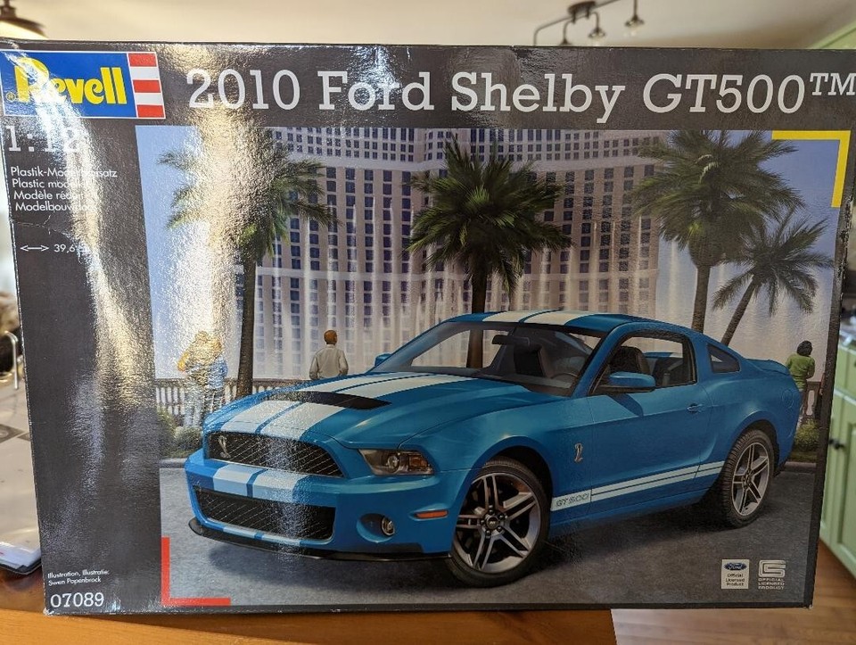 1/12 SCALE REVELL 2010 FORD MUSTANG SHELBY GT500 MODEL KIT REVELL#07089 ...