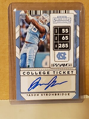 Jason Strowbridge 2020 Contenders College Ticket Autograph Miami ...