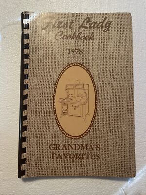 VINTAGE FIRST LADY COOKBOOK 1978 GRANDMA'S FAVORITES SOUTH CAROLINA | eBay