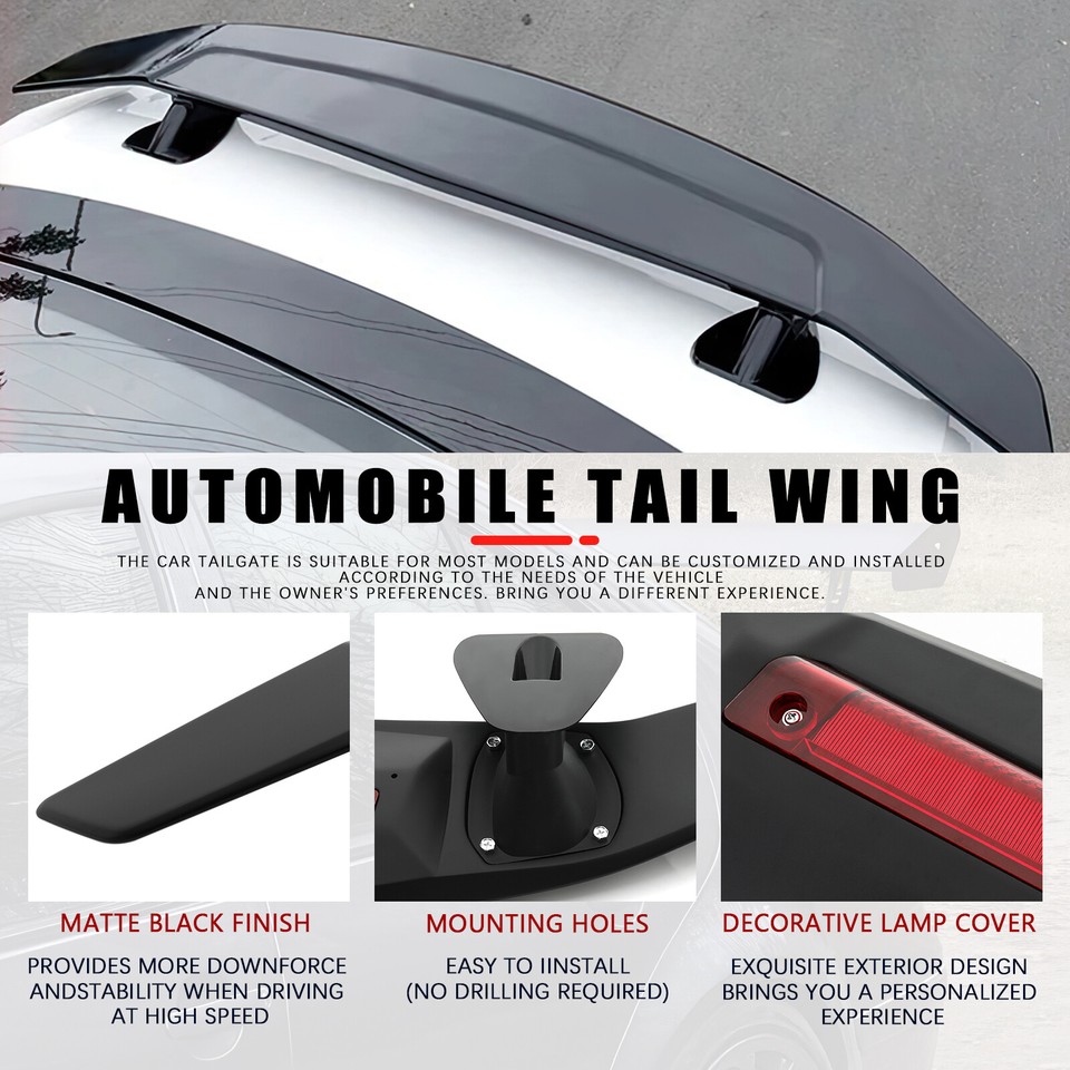 For Pontiac Solstice GT 06-09 47" Rear Trunk Wing Spoiler Lip Matte ...