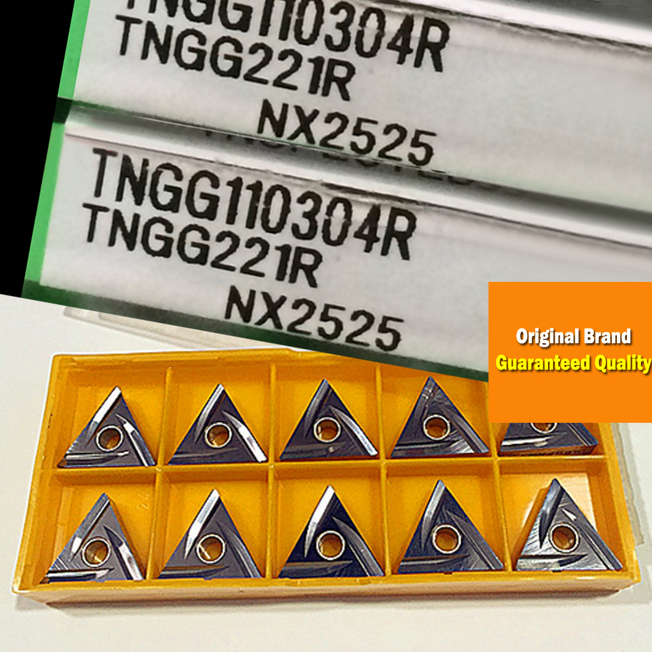 10PCS in BOX Original MITSUBISHI TNGG110304R NX2525 TNGG221R Carbide ...