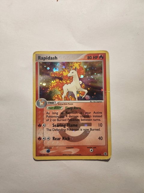 Pokémon TCG Rapidash EX FireRed & LeafGreen 13 Reverse Holo Holo Rare ...