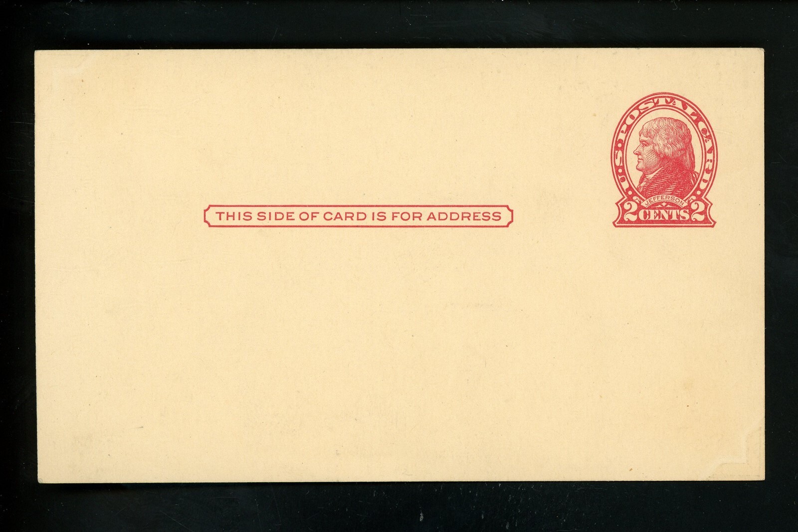 US Postal Stationery UX30 Mint Postal Card 2 Cent Jefferson Die II ...