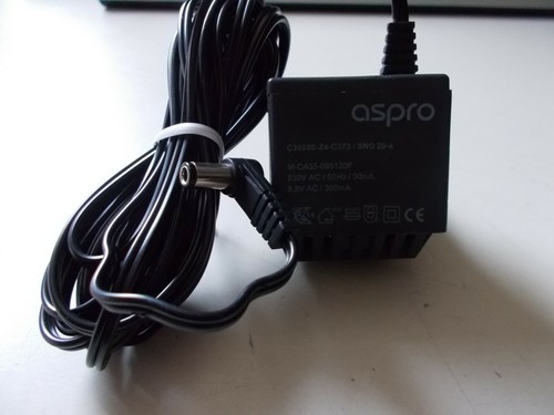 Aspro Power Supply, C 39280-Z4-C373 / SNG 20 - A, 9.5 V, 300 mA, #K-66 ...