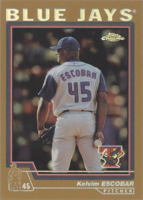 2004 Topps Chrome - Kelvim Escobar #68 Gold Refractor for sale online ...
