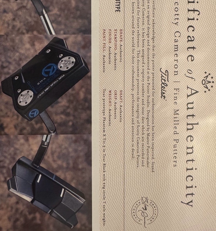 Scotty Cameron Circle T Tour Phantom 11.5 Very rare color scheme！ | eBay